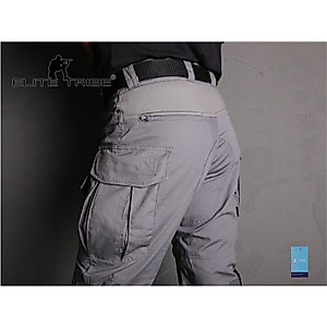 Emerson Airsoft Hunting Tactical Pants Combat Gen3 Pants with Knee Pads (US, Alpha, Large, Regular, Regular, Wolf Gray)