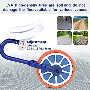 XJD 3 in 1 Kids Tricycles for 12 Month to 3 Years Old Toddler Bike Kids Trike Boys Girls Trikes for Toddler Tricycles Baby Bike Infant Trike with Adjustable Seat Height and Removable Pedal (Blue)