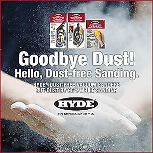 Hyde 09170 Dust-Free Vacuum Sander, Without Pole, One Color