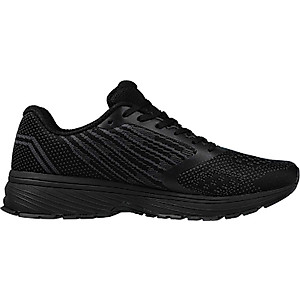 Joomra Whitin Men's Running Sneakers Walking Workout Gym Jogging Shoes Size 10 Black Casual Knit Trekking Treadmill Athletic Male Runny Tennis Comfortable Footwear 44
