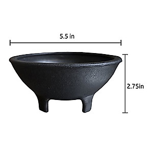 6 Pack of Salsa Chip and Dip Snack Bowls Combo- With Wooden Spoons - Salsa Bowls, Black Plastic Mexican Molcajete Chips Guacamole, Serving Dish, Sauce Cup, Side dish, Snack Great to use at any Event