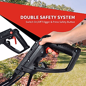 Goplus 17-Inch 13.5 Amp Corded Electric Tiller and Cultivator, Powerful Tillers w/ 9-Inch Tilling Depth, 6 Tines, Rototillers Tool for Garden Lawn Soil Digging (17-Inch)