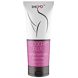 IntiMD COOCHY PLUS Intimate Shave Cream Gel Rash-Free With MOISTURIZING+ 8oz Squeeze Bottle