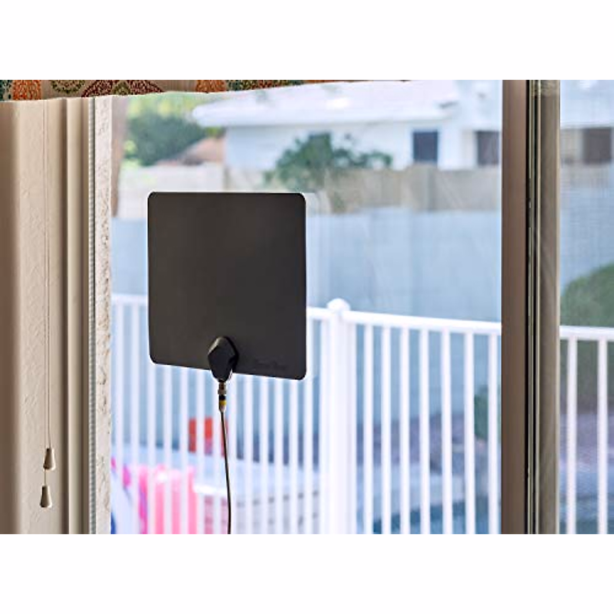 Channel Master FLATenna - Indoor Digital HDTV Antenna, 12' Coaxial Cable, Superior Reception Range & Signal Reliability, Supports 4K Smart TVs, OTA Broadcast & NextGen TV, Easy Install