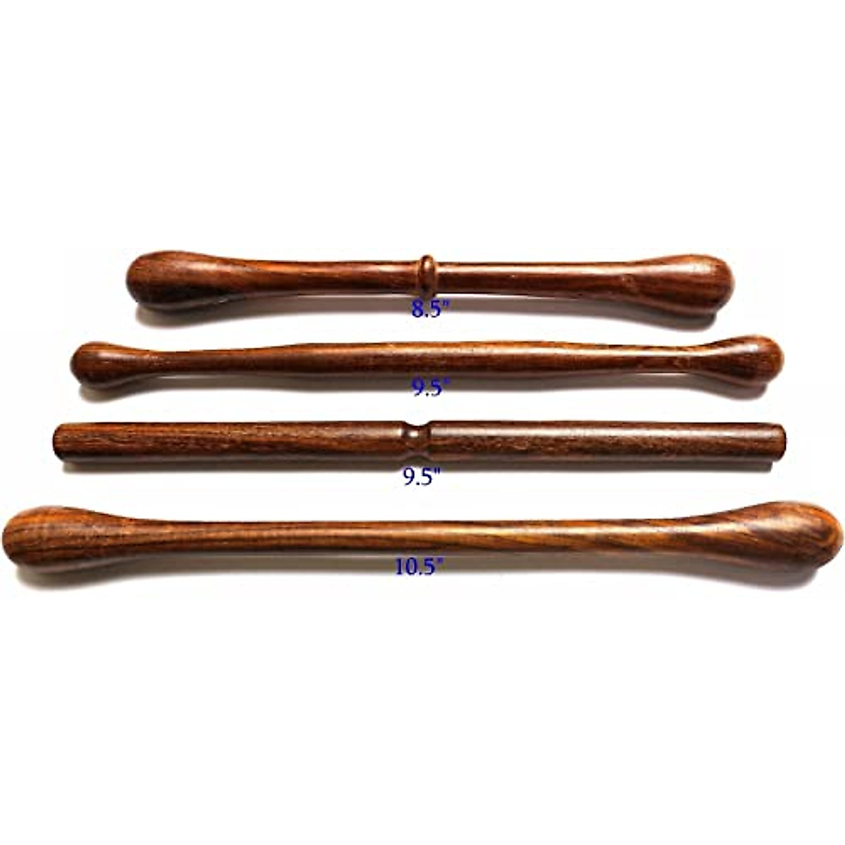4 DEURA ROSEWOOD Irish Celtic BODHRAN Drum Tippers Beaters