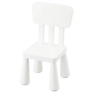 home stuff Children's chair, Kids Chair, in/outdoor/, Lightweight, Easy to Clean, white
