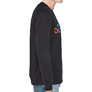 Be the Change Raglan Sweatshirt - Men Gift Ideas - Gifts for Men - Heather Gray, XL