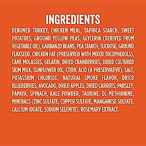 Evolve Grain Free Turkey, Pea, and Berry Jerky Bites Dog Treats