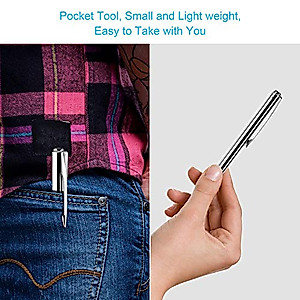 2 Pack Magnetic Pickup Tool, Telescoping Pick Up Tool, Pocket Pick-up Tool, Magnetic Retrieval Tool for Hard to Reach Places, Magnet Sticks, Mini, Light Weight, Gifts For Men, Dad, Handyman, Husband