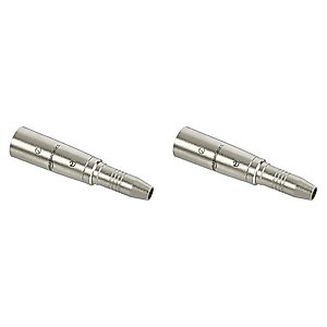 Amazon Basics XLR Male to 1/4 Inch TRS Adapter, silver