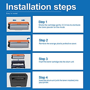 TN660 HL-L2300D TN-630 Toner Cartridge: Standard Yield Compatible TN630 Toner Cartridge Replacement for Brother HL-L2320D DCP-L2540DW HL-L2340DW MFC-L2720DW Printer (Black, 1 Pack)