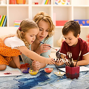 Texas Blessings Splat Mat - Busy Baby Mat | High Chair Mat for Floor | Baby Led Weaning Supplies | Splat Mat for Under High Chair | Baby Placemat | Arts | Crafts | Waterproof | Large 55x55”