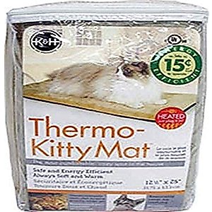 K&H Manufacturing Thermo-Kitty Assorted Colored Mat, 12.5 by 25"