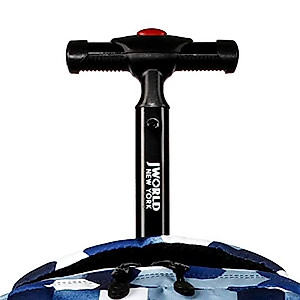 J World New York Sunrise Kids Rolling Backpack for Girls Boys Teen. Roller Bookbag with Wheels, Mini Dia, 18"