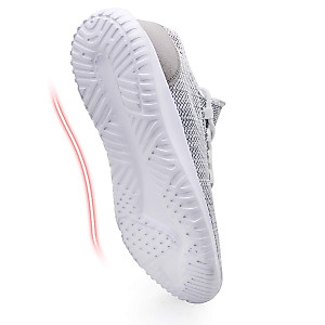 CAMVAVSR Men's Sport Shoes Non Slip Lightweight Breathable Mesh Soft Sole Run Walk Tennis Athletics Sneakers for Men Gray Size 13 Squat Weight Lifting Treadmill Shoes