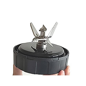 [ New Model] 7-Fins Replacement blender Blade for Ninja Accessories, Only Compatible with Nutri Ninja Foodi Power Blender SS300, SS300C, SS351, SS351C, SS351TGT, CO351B, SS100, SS101, SS101C, SS101TGT