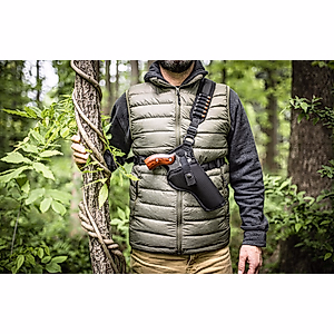 DIAMOND D OUTDOORS - Denali Chest Holster for Revolver up to 6 ½” Barrel