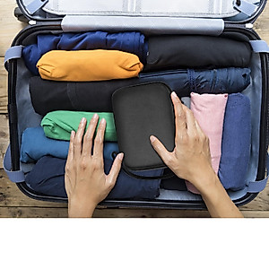 Case for Wahl Professional Peanut Clipper/Mens Trimmer #8655-200, 8685, 8655-200, 8663, 8031, 8035, Hair Dog Clippers Guard Holder Barber Storage Organizer Box for Men, Bag Only-Black