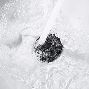 Bathroom Sink Drain with Overflow Pop-Up Drain Plug, Removable Basket Drain Assembly, Sink Drain Assembly with Explosion Proof and Anti-Clog Drain Filter (Matte Black)