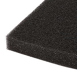 Thereisno Aquarium Filter Media Biochemical Cotton Sponge Pad Replacement Filter Foam 20x20x0.8 Inches Cut to Fit High Porosity Mesh Sieve