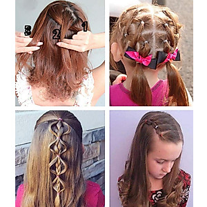 Mini Rubber Bands, Soft Elastic Bands, Premium Small Tiny Black Rubber Bands for Kids Hair, Braids Hair, Wedding Hairstyle (1000 Pieces, Black)