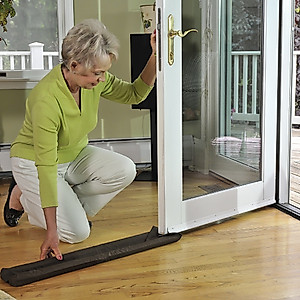 Original Twin Draft Guard Door Draft Stopper, Year Round Insulator, For Summer and Winter Use PATENTED & TRADEMARKED