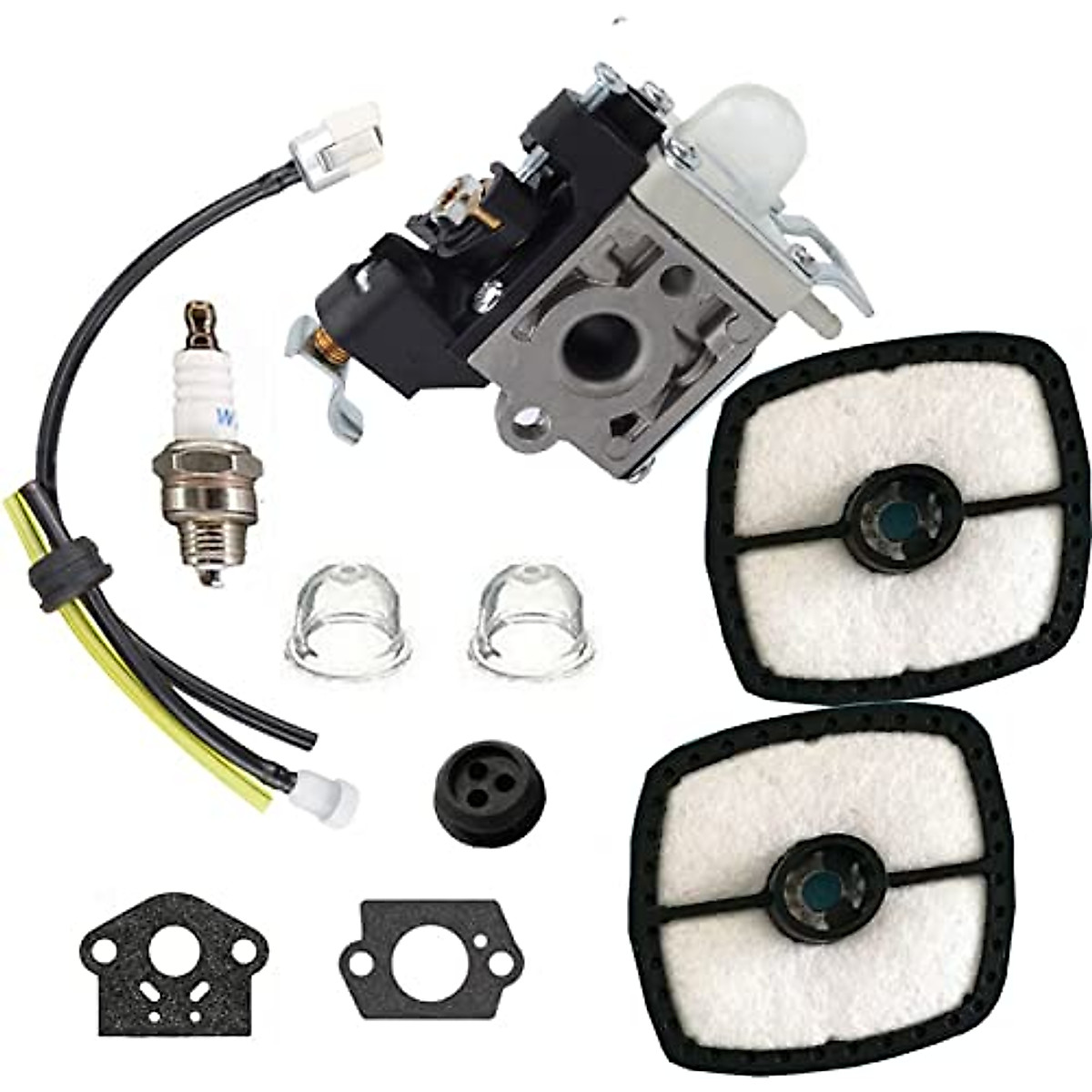 BEIYIPARTS RB-K106 Carburetor with Repower Kit Air Filter Spark Plug for Echo ES-250 PB-250 PB-250LN Handheld Blower A021003661