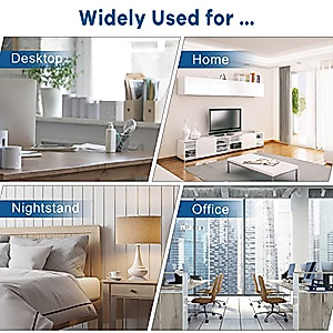 ODOM Tower Power Strip Surge Protector Flat Plug with 8 Outlets 4 USB Ports (2 USB C), 6 Feet Extension Cord with Multiple Outlets, Multi Charging Station, Home Office Supplies, Dorm Room Essentials