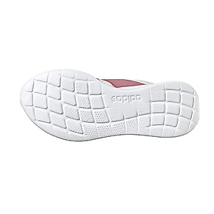 adidas Women's Puremotion Adapt Sneaker, White/Pink Strata/Zero Metallic, 9