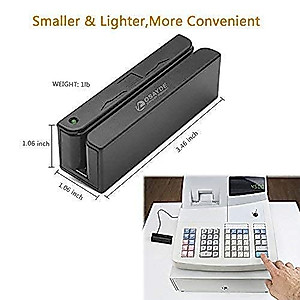 MSR90D Mini USB 3 Tracks Swipe Magnetic Credit Card Smart Card Reader ITOSAYDE