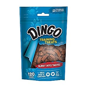 Dingo Beef & Chicken Training Treats For Dogs, 120-Count