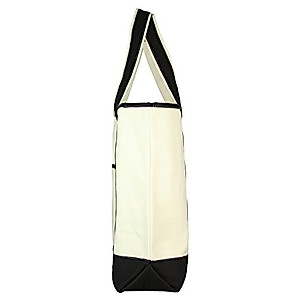 Ensign Peak Deluxe Canvas Tote Bag, Black