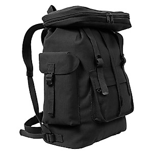 Black European Rucksack 20" x 13" x 7and half