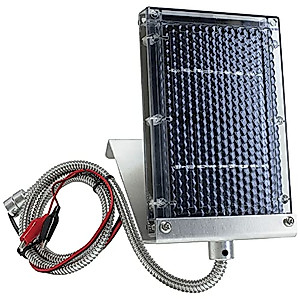 Wildgame Innovations Outdoor Hunting Power Deer Feeder Battery Charger Edrenaline Solar Panel, 6 Volt