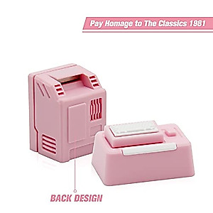 HELOIA Custom Keycaps for Esc Key and Tab Key - Magnetic Light Transmission Keycaps - Classic Retro Mechanical Backlit Keyboard Esc Tab Keycap for GK61 GK64 SK87 GH60 PC Gamer ect Most Keyboard(Pink)