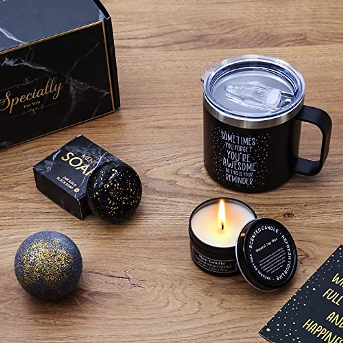 Men Gifts | Birthday Gifts For Men Who Have Everything | 2023 Gold Edition Unique Gifts for Him | Cristmas Fathers Day Valentines Birthday Gifts for Dad Boyfriend Husband from Wife Daughter Girlfriend