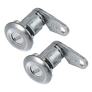 X AUTOHAUX 1 Set DL15500 Car Door Lock Cylinder W/Keys for Ford F100 1967-1979 for Ford F150 1975-1979 for Ford F250 F350 1967-1979