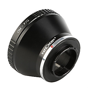 K&F Concept Lens Mount Adapter for Olympus OM Zuiko Lens to Pentax Q-S1 Q10 Q7 Q DSLR Camera Camera Body