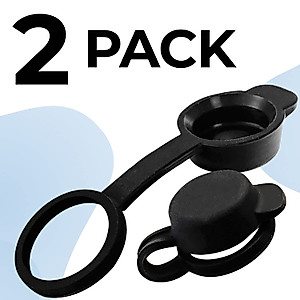 Samorillo [2-Pack] Mud Caps for CamelBak Bottles - BPA-Free, Phthalate-Free, Lead-Free Silicone Cap/Top - Fits All Podium and Peak Fitness Bottles