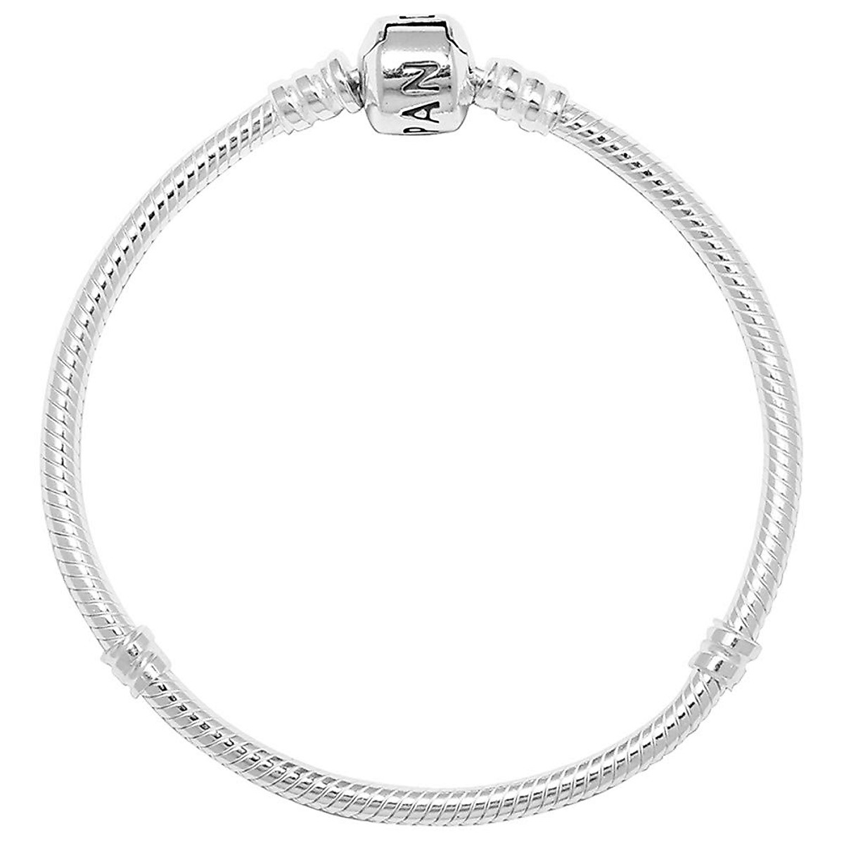 PANDORA Women's Standard 925 Sterling Silver Bead Clasp Charm Bracelet 590702HV (17)