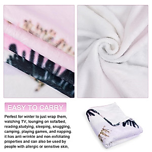 yuboo Lash Blanket Golden Girl - Get Well Gifts for Women Super Soft Eyelash Throw Blanket for Lash Bed/Couch Sofa Esthetician Gifts Lightweight Blanket 50"x 60"