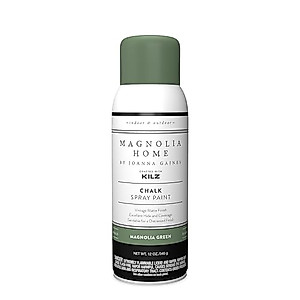 Magnolia Home by Joanna Gaines Interior/Exterior Spray Paint for Small Projects, Ultra-Matte, MAGNOLIA GREEN - 12 oz. Aerosol