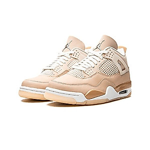 Nike Women's Air Jordan 4 WMNS Shimmer, Shimmer/Bronze Eclipse/Orange, 7W