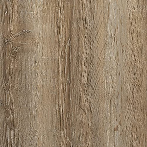 Household Essentials Jamestown Narrow 5 Shelf Open Storage Bookshelf Coastal Oak Rustic Wood Grain and White Metal