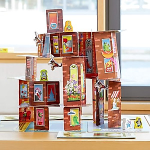 HABA Rhino Hero Super Battle - Exciting 3D Stacking Board Game for Kids & Adults, Fun Family Games, Stacking Card Games for Kids, Made in Germany