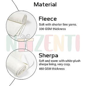 NAZENTI Personalized Baby Girl Blanket - Safari Elephant Baby Blanket, Custom Baby Blanket with Name, Purple Floral Baby Blanket, Swaddle Blanket (30x40, 40x50, 50x60 Inch)