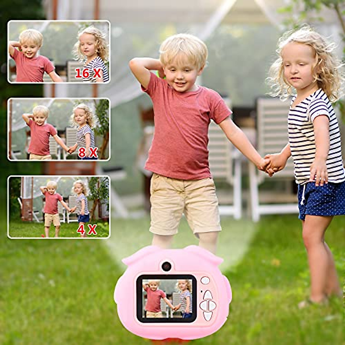 Mobestech Kids Digital Camera Boys Sports Toys 2 inch Screen Kids Photography Camera Kids Mini Camera Video Recorder Children Digital Camera Toddler Sports Toys Girl Toddler Toys