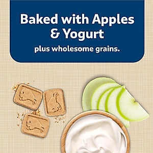 Blue Buffalo Mini Health Bars Crunchy Dog Biscuits, Oven-Baked With Natural Ingredients, Apples & Yogurt, 2-lb Box