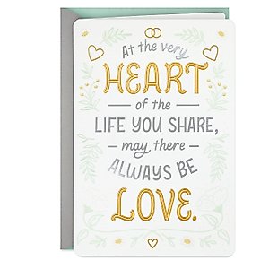 Hallmark Wedding Card (May There Always Be Love)