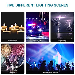 Led Video Light for Camera, RGB Photography Lighting Kit (2 Packs) with Adjustable Tripod Stand/Remote,Dimmable 6500K for Desktop Filming/Streaming/Video Conferencing/Studio Shooting